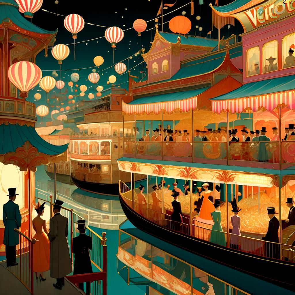 River boat - AI Generated Artwork - NightCafe Creator