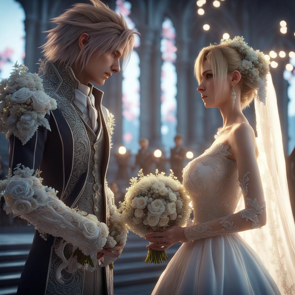 Final fantasy wedding. - AI Generated Artwork - NightCafe Creator