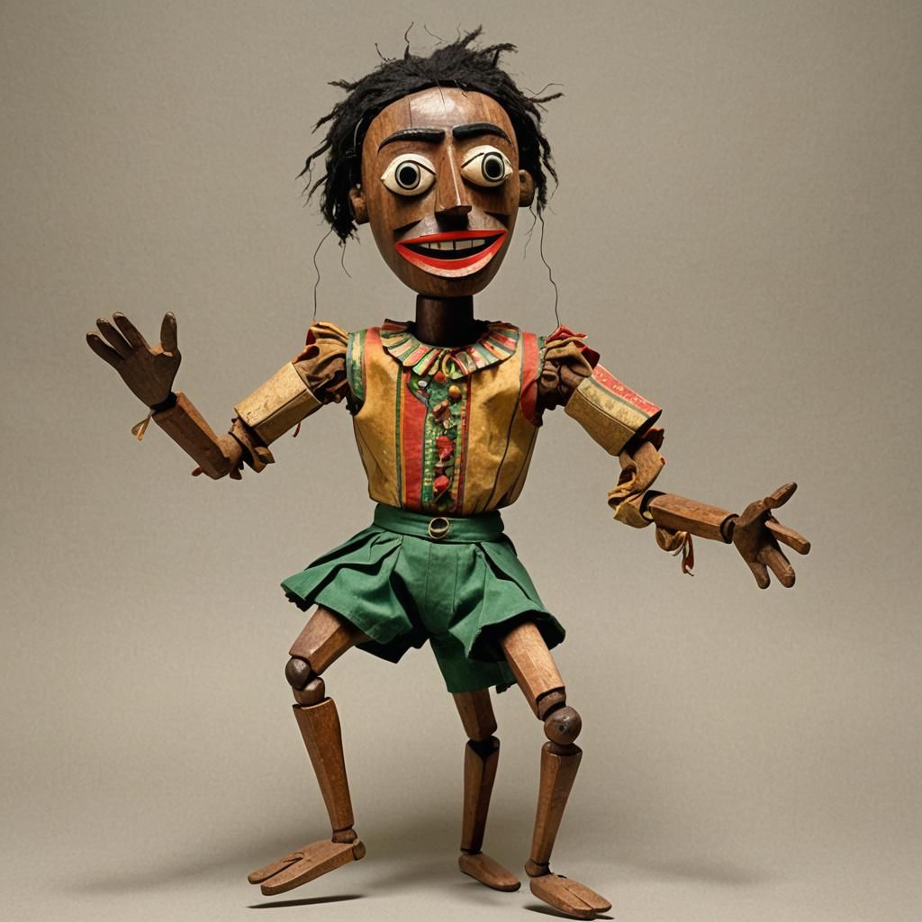 Vintage puppet - AI Generated Artwork - NightCafe Creator