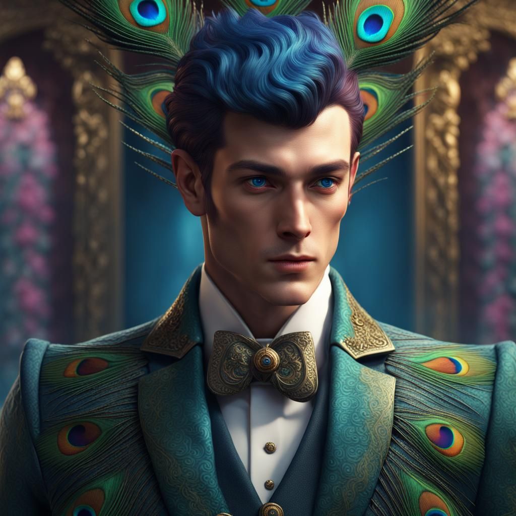 Mr. Peacock - AI Generated Artwork - NightCafe Creator