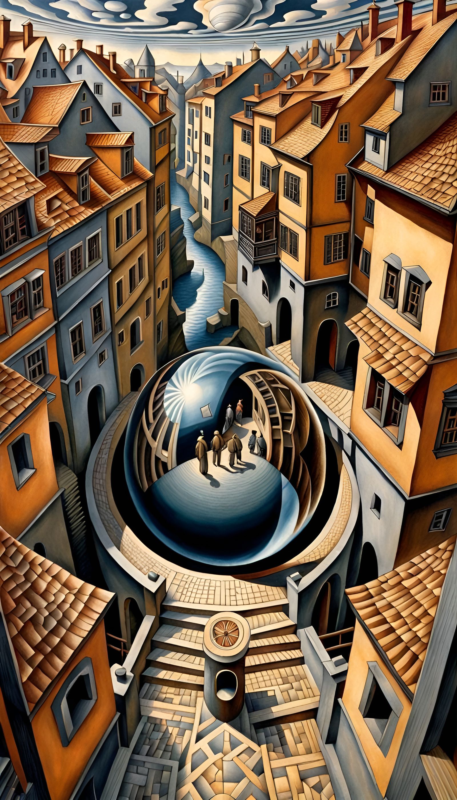 "Optical illusion - AI Generated Artwork - NightCafe Creator