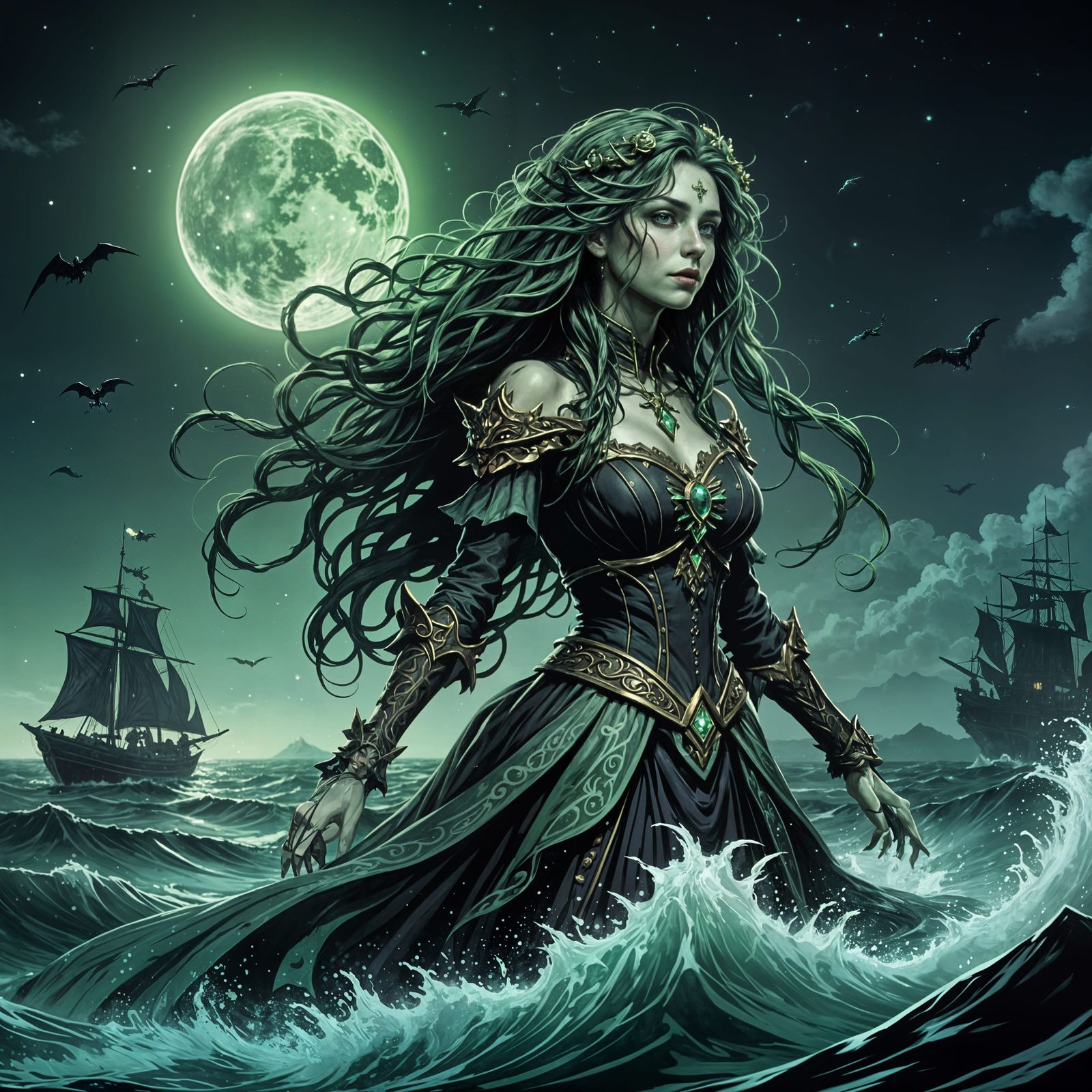 Banshee Sea Maiden - AI Generated Artwork - NightCafe Creator