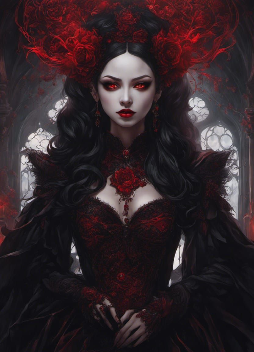 Red as blood - AI Generated Artwork - NightCafe Creator