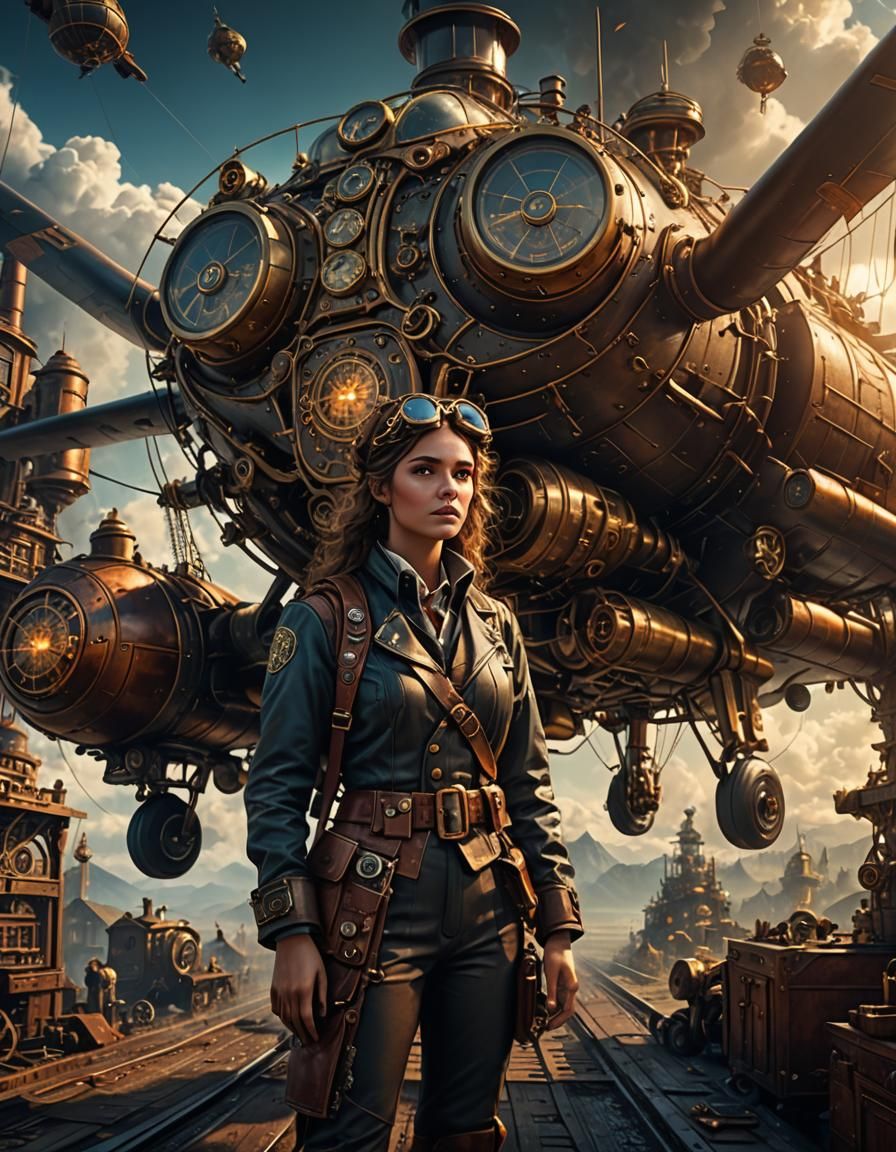 Steampunk Sunday 5 - AI Generated Artwork - NightCafe Creator