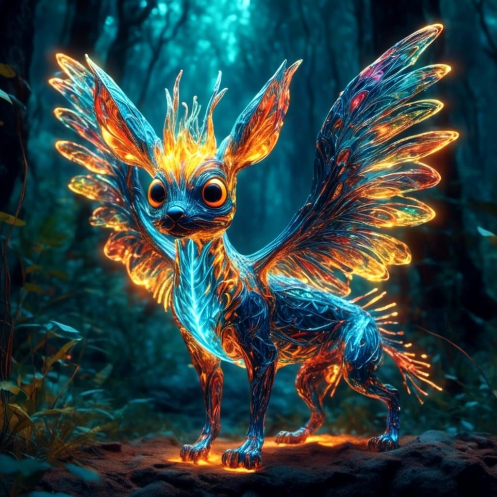 Colorful creature - AI Generated Artwork - NightCafe Creator