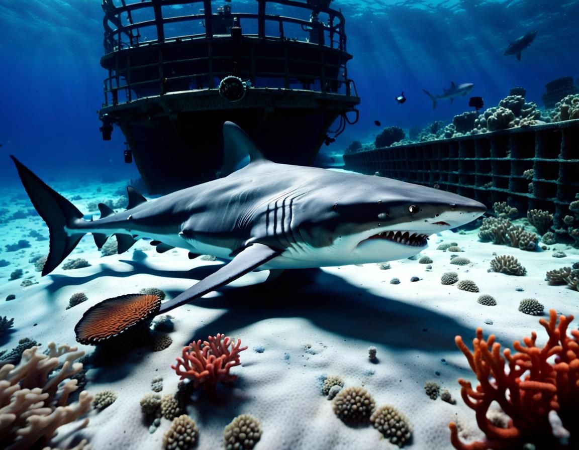 Ship Shape Shark - AI Generated Artwork - NightCafe Creator