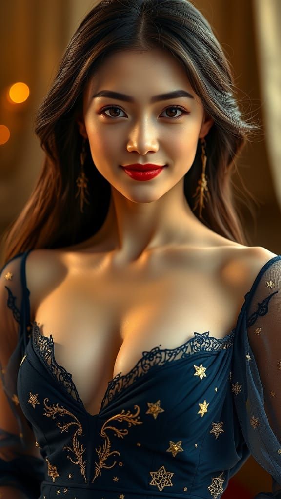 "Ethereal Allure: The Enchanting Muse"