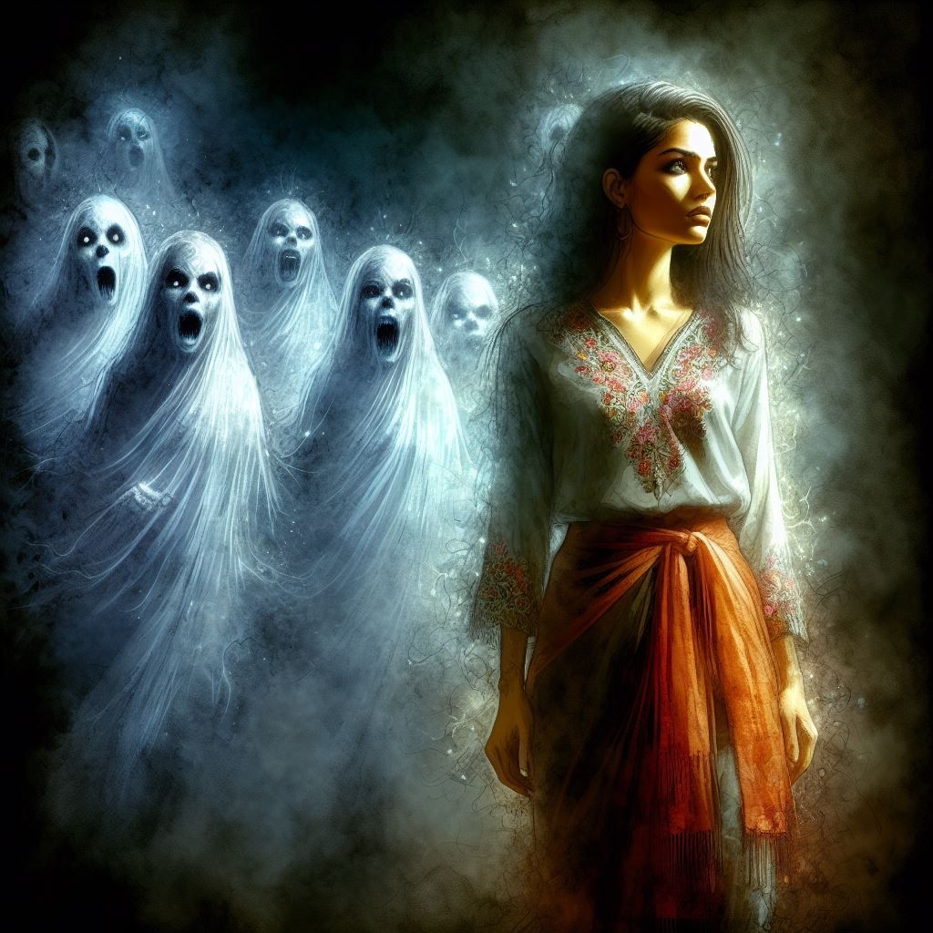 Haunted by my demons - AI Generated Artwork - NightCafe Creator