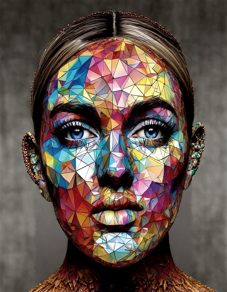 Abstract Quantification in Eclectic Art Style - AI Art