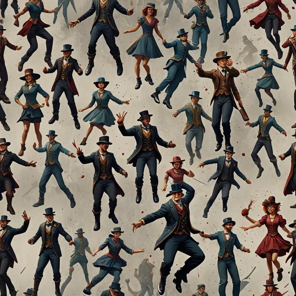 Tap Dancers - AI Generated Artwork - NightCafe Creator