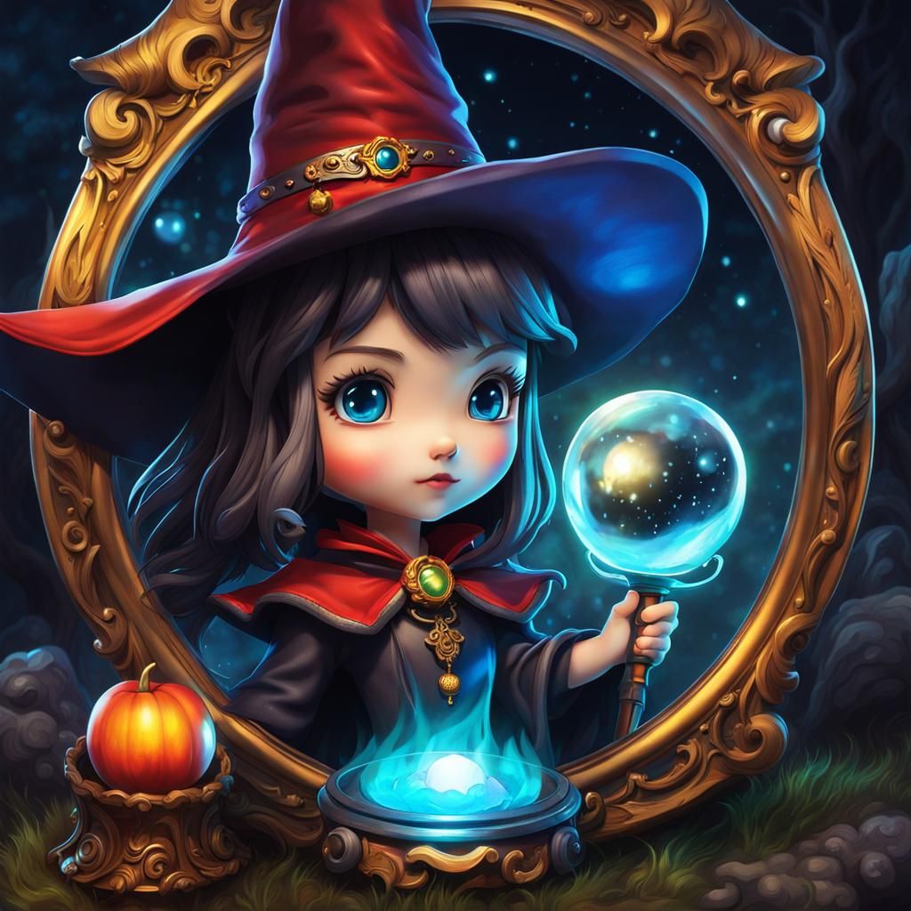 Witch apprentice - AI Generated Artwork - NightCafe Creator