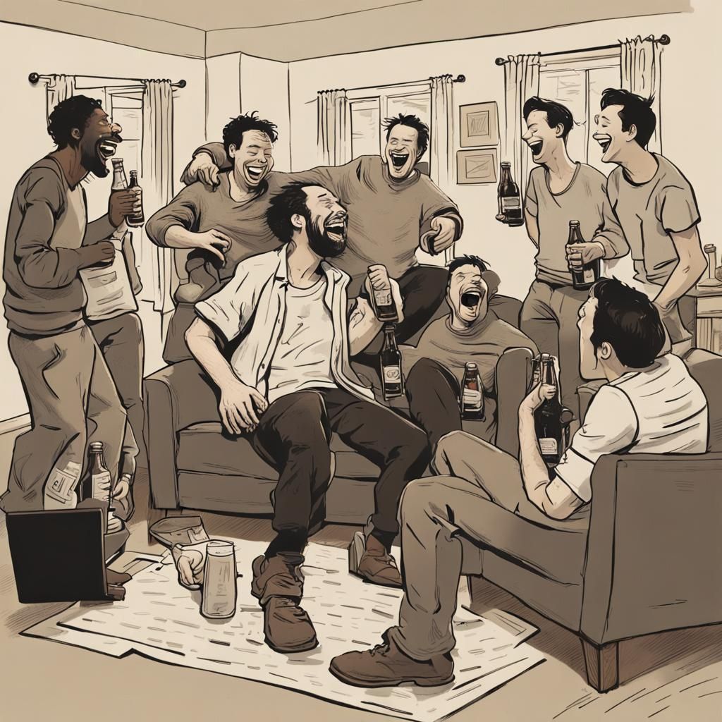 boys night - AI Generated Artwork - NightCafe Creator