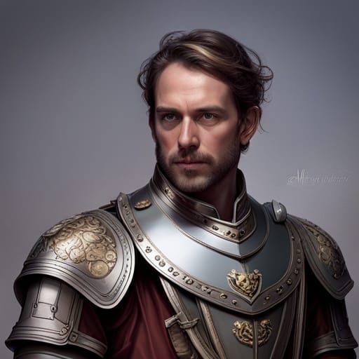Man in early modern partial armor - AI Generated Artwork - NightCafe ...