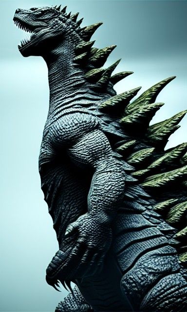 Godzilla - AI Generated Artwork - NightCafe Creator