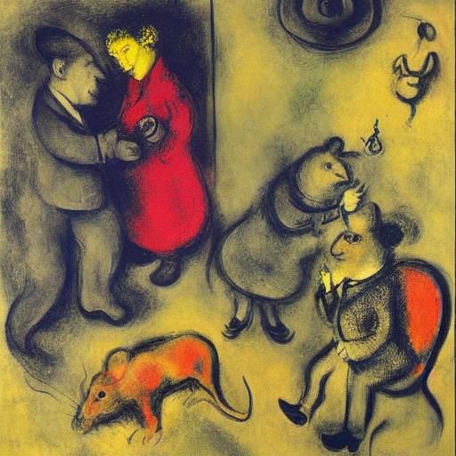 These are mouse detectives - they have prerogatives By Marc Chagall, Rembrandt and James Ensor ...