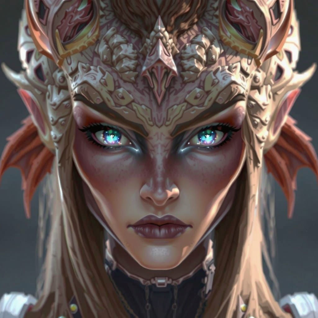 Dragon Lady - Dragon Lady in Dark Fantasy Art