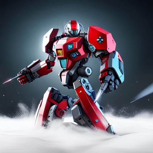 Epic Mecha robot - AI Generated Artwork - NightCafe Creator