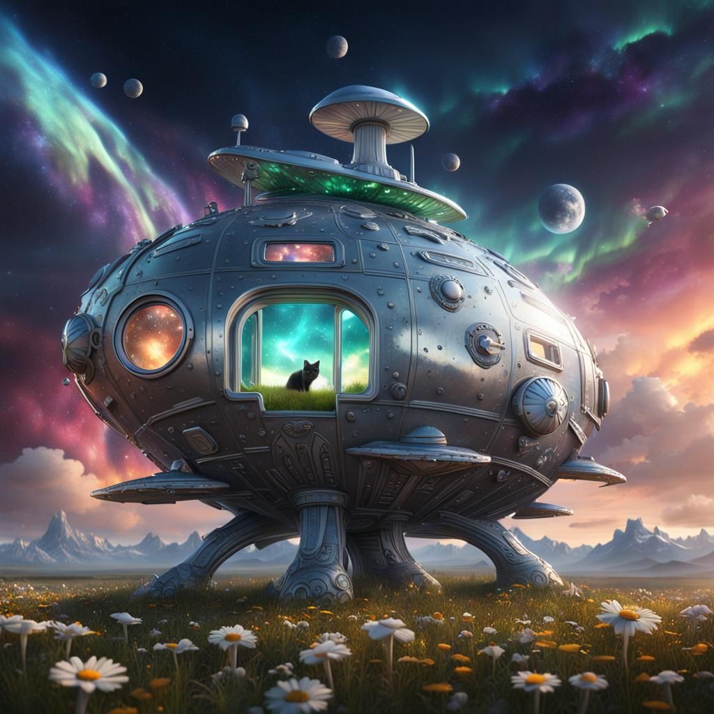 Cat Re-acclimatization Station - AI Generated Artwork - NightCafe Creator