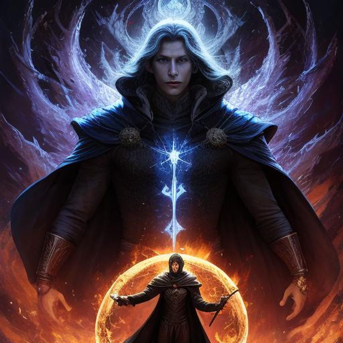 The Warlock & the Apprentice - AI Generated Artwork - NightCafe Creator