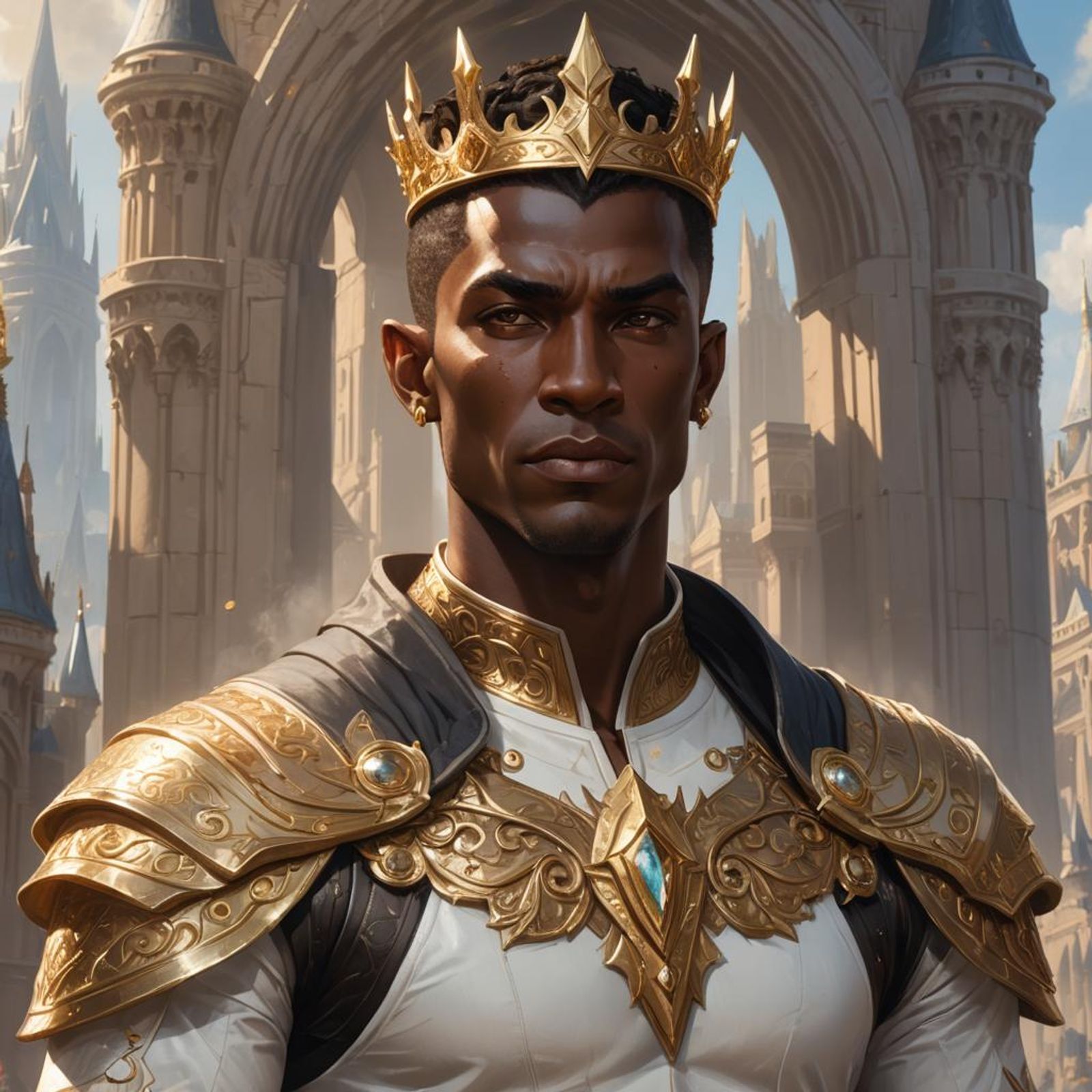 Portrait of Helion from ACOTAR - AI Generated Artwork - NightCafe Creator