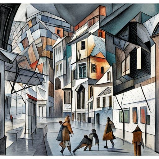 Cubism - AI Generated Artwork - NightCafe Creator