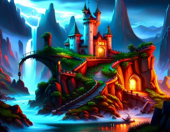 Cozy Castle - AI Generated Artwork - NightCafe Creator