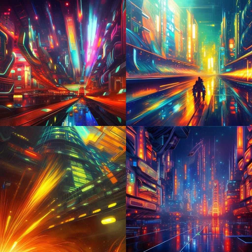 Cyberpunk Fireworks 2 : r/nightcafe