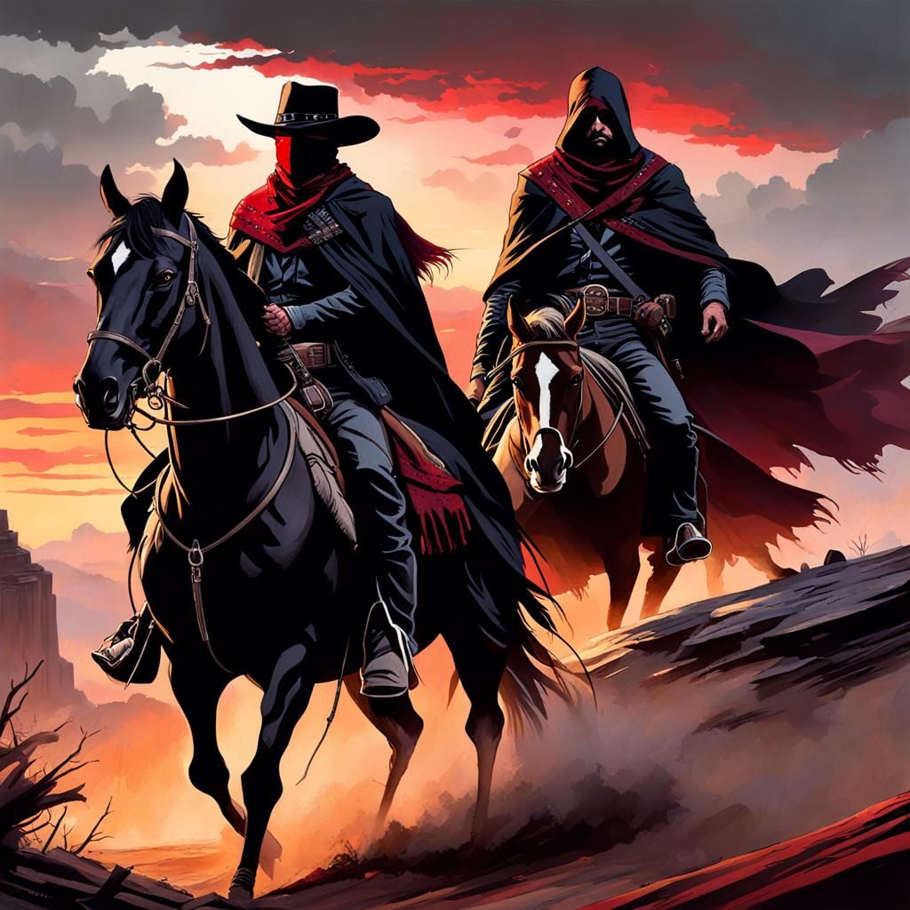 Gunslingers & Outlaws - AI Generated Artwork - NightCafe Creator