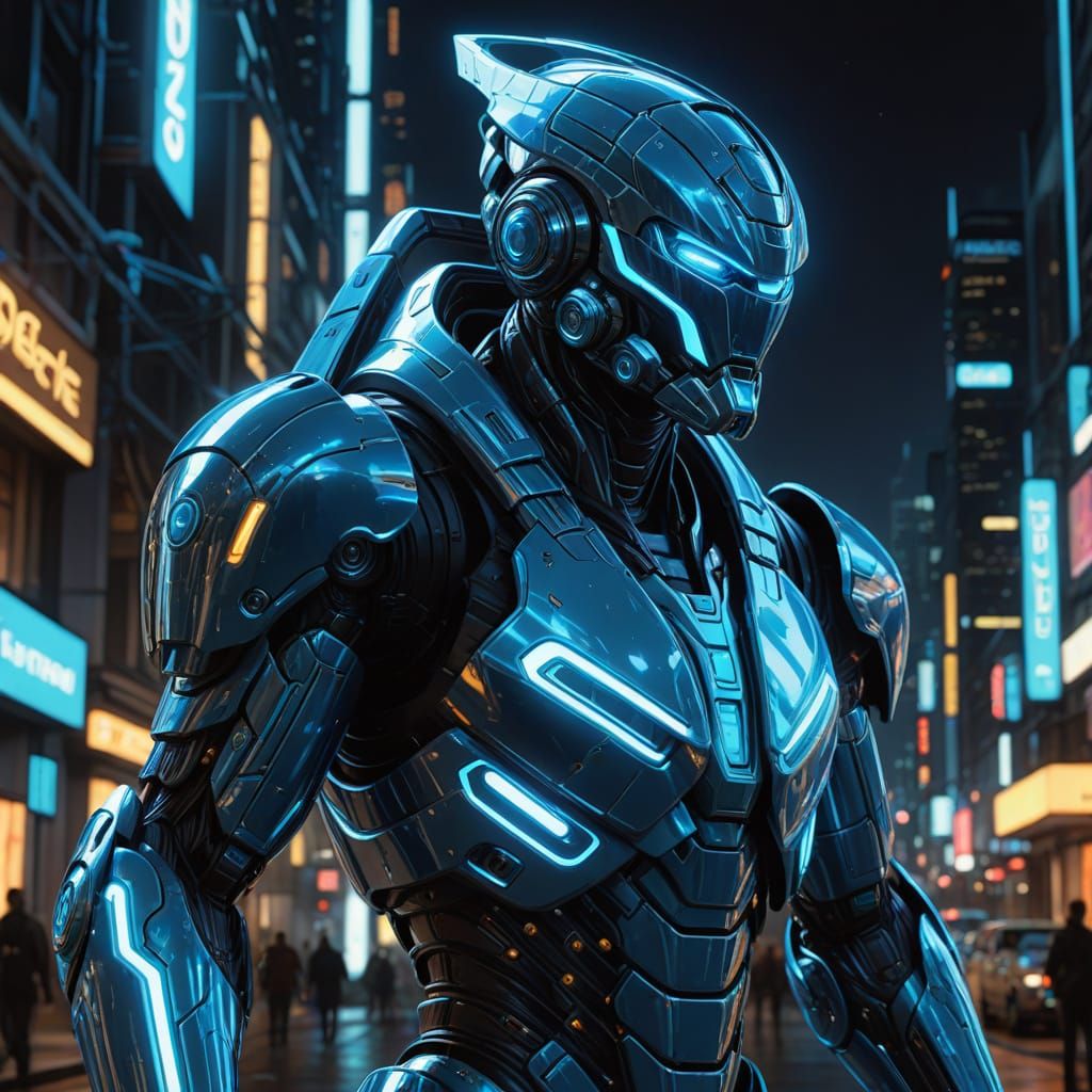 Cybernetic Warriors in Hyper-Detailed Biomechanica... - AI Art