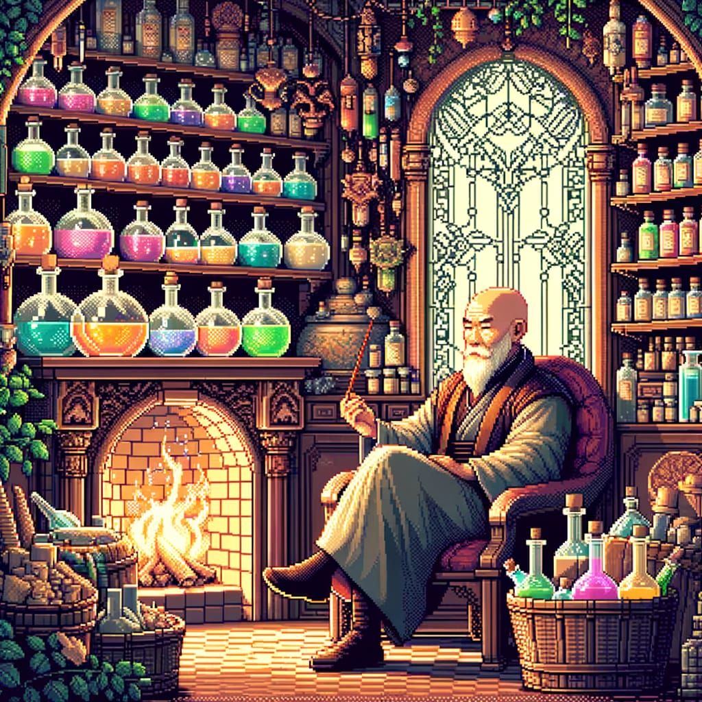 Potion master - AI Generated Artwork - NightCafe Creator