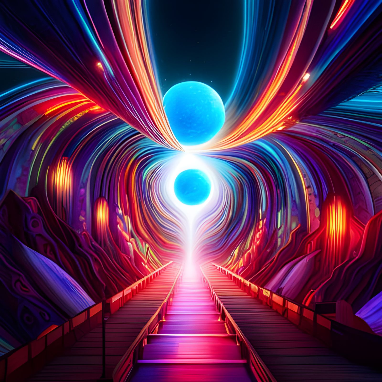 ((orbs)), 8k resolution hyperdetailed Unreal Engine action painting 4K ...