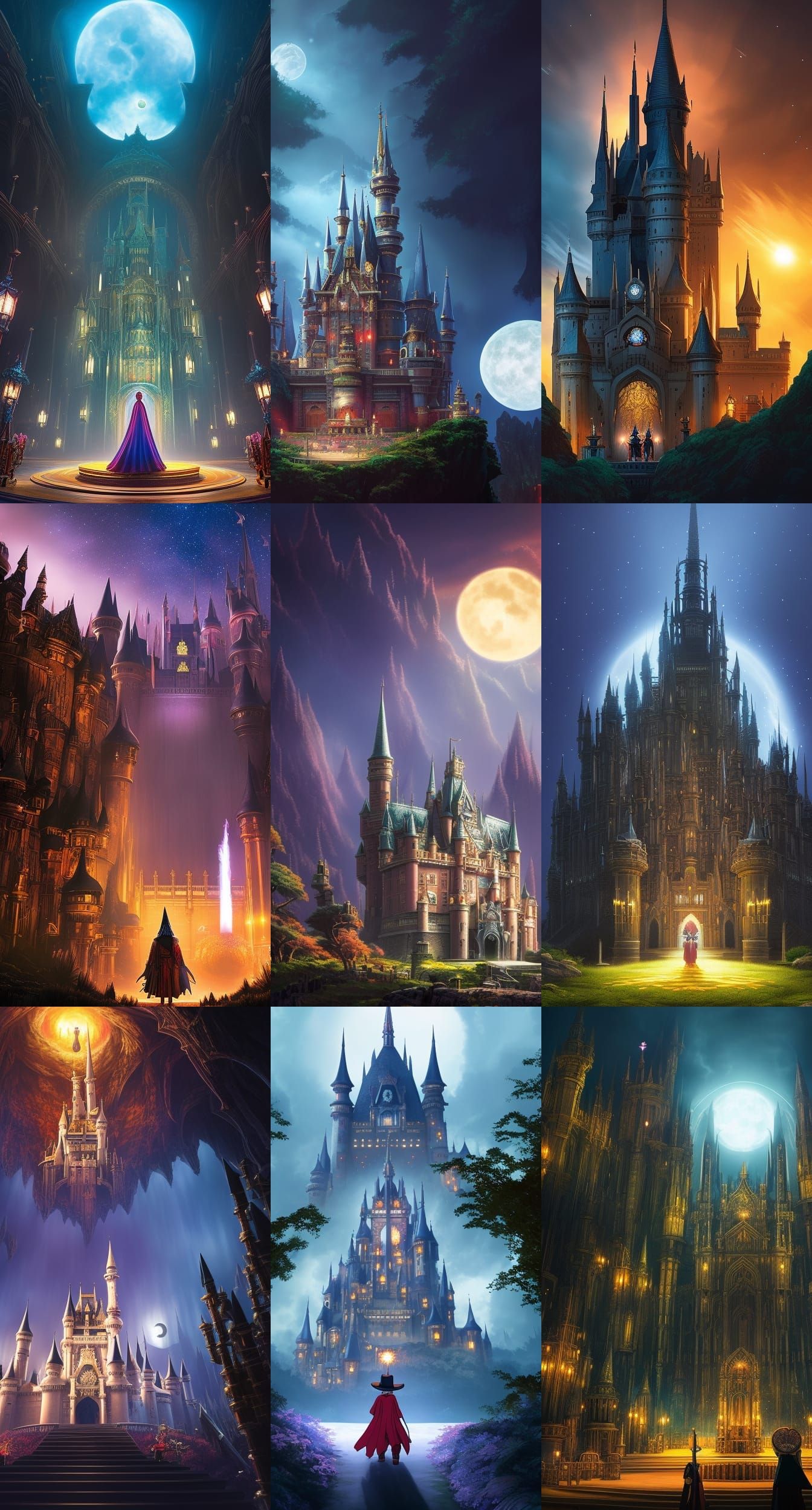 Collection of wizard castles 🏰 - AI Generated Artwork - NightCafe Creator
