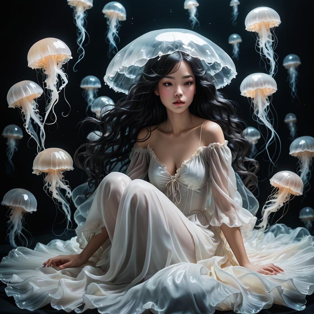 Jelly Head - AI Generated Artwork - NightCafe Creator