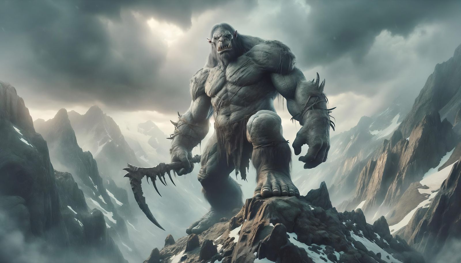 DND Series: Mountain Troll (Monster) - AI Generated Artwork - NightCafe ...