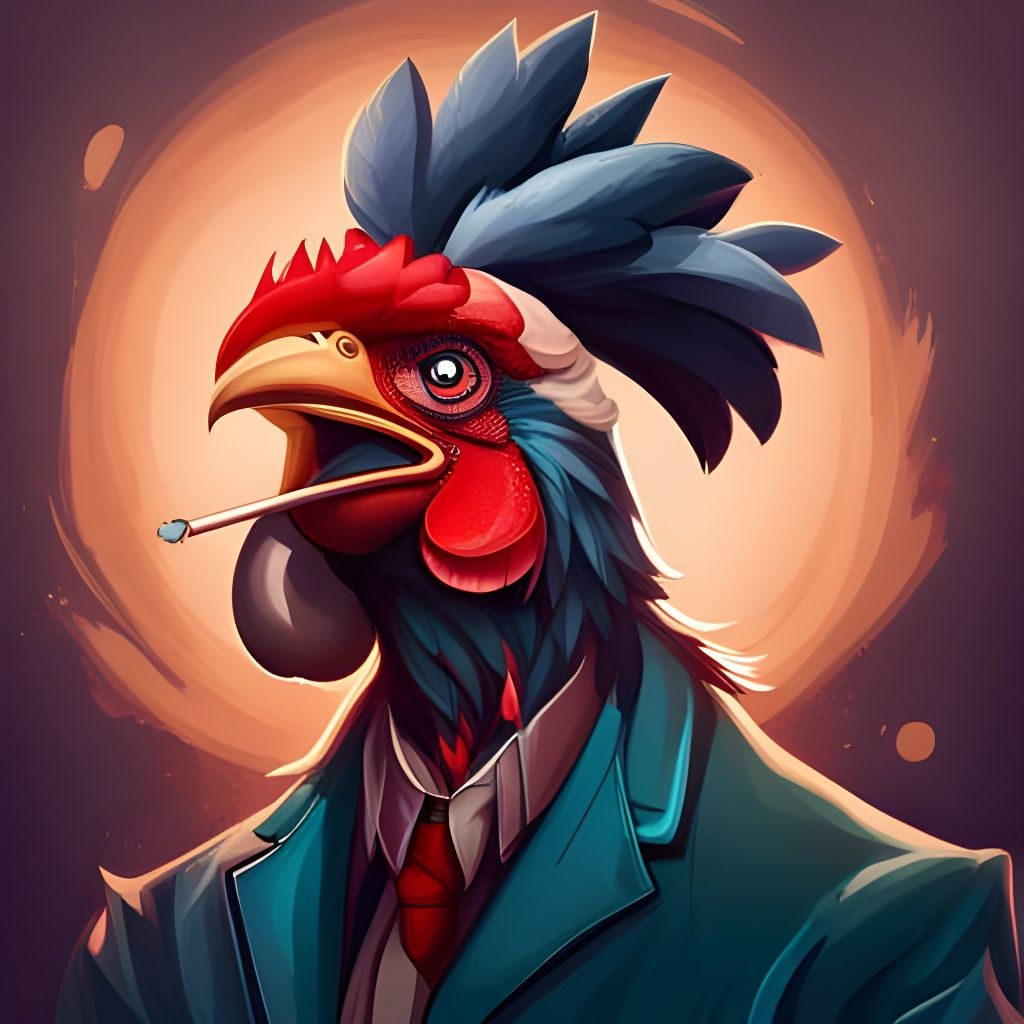 Gangster Bird - AI Generated Artwork - NightCafe Creator
