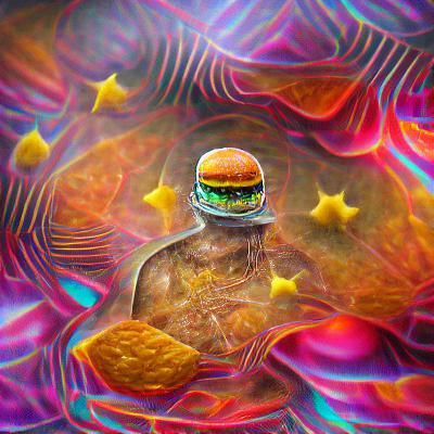 I turned myself into a cheeseburger 8k resolution holographic astral ...