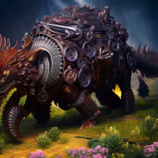 fantasy horror creature - AI Generated Artwork - NightCafe Creator