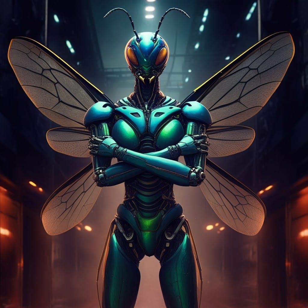 This is one of the most advanced humanoid wasp robots in the world - AI ...