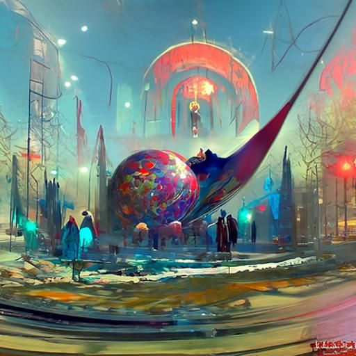 "Alien snow Olympics were held inside a transparent exoplanet dome ...