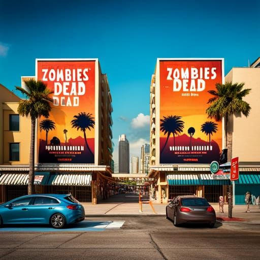 Movie billboards - AI Generated Artwork - NightCafe Creator