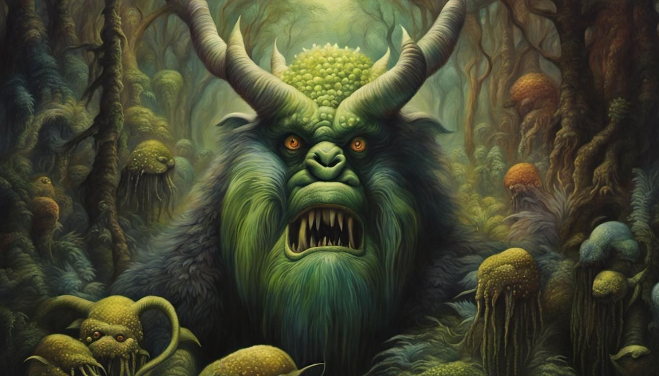 THERE ARE CRYPTOID MONSTERS IN WONDERLAND 2 - AI Generated Artwork ...