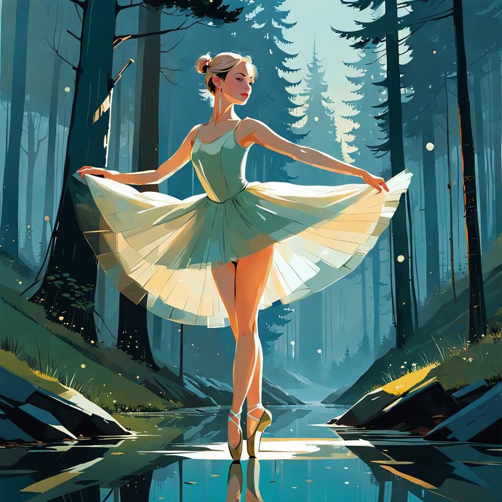 In Ballet - AI Generated Artwork - NightCafe Creator