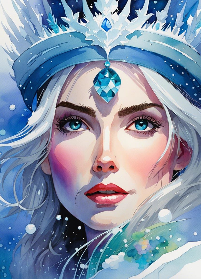 Snow Queen - AI Generated Artwork - NightCafe Creator