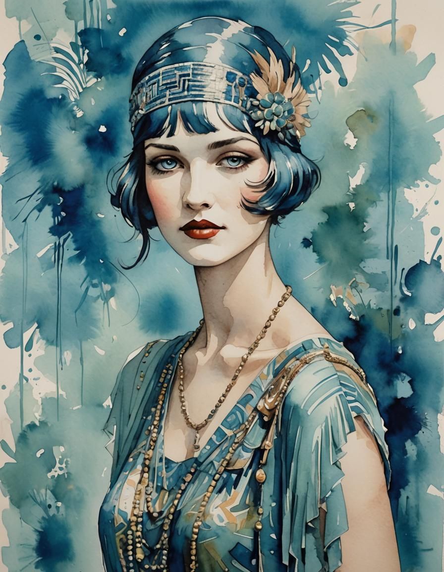 Flapper - AI Generated Artwork - NightCafe Creator