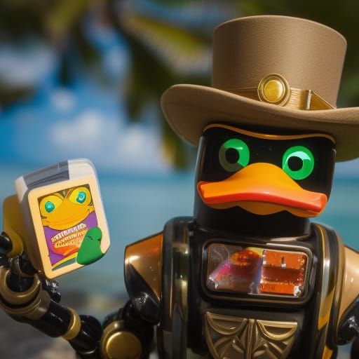 Modern Duck-Bot - AI Generated Artwork - NightCafe Creator