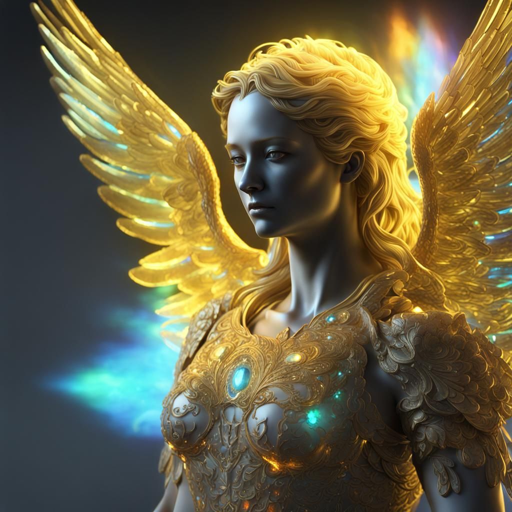 Henriette Ronne :: CryEngine 3D HD render :: (( a beautiful 'archangel ...