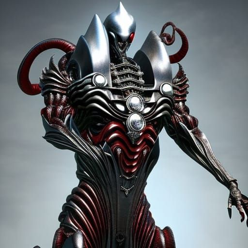 Deadly Robot Alien - AI Generated Artwork - NightCafe Creator