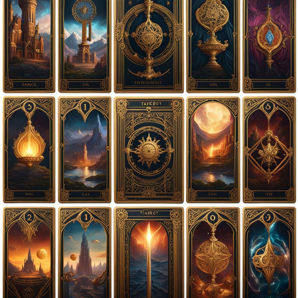 10 Card Spread - AI Generated Artwork - NightCafe Creator