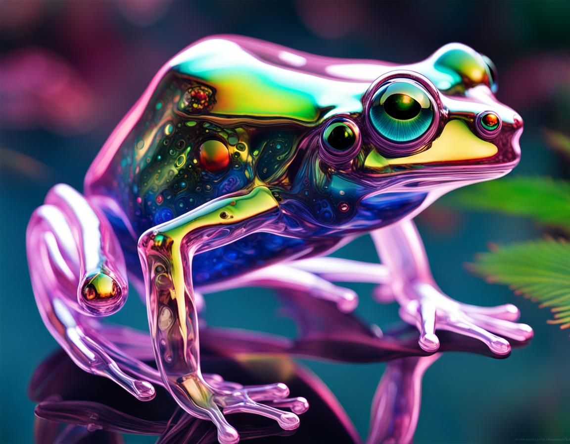 Cosmic Frog - AI Generated Artwork - NightCafe Creator