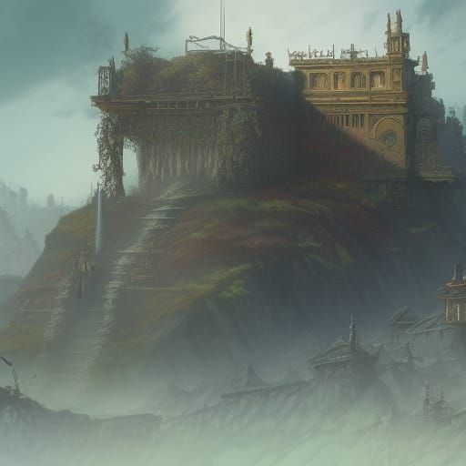 Dark castle - AI Generated Artwork - NightCafe Creator
